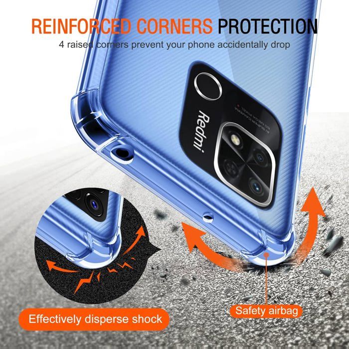 Coque Pour Xiaomi Redmi 10A 9C 9C Nfc Ultra Transparent tui De ...
