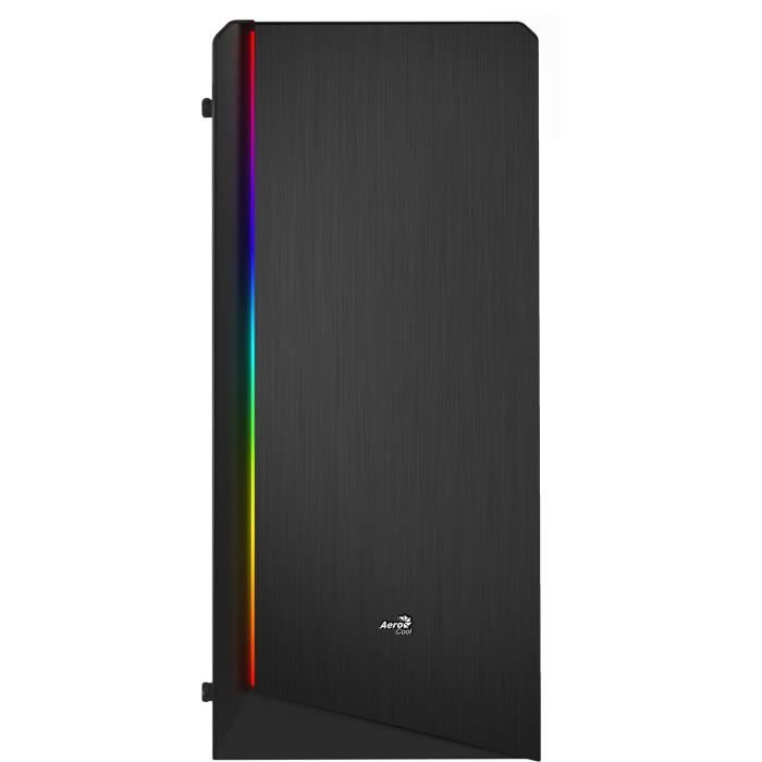 AEROCOOL BOITIER PC Rift - RGB - Moyen Tour - Noir - Verre trempé ...