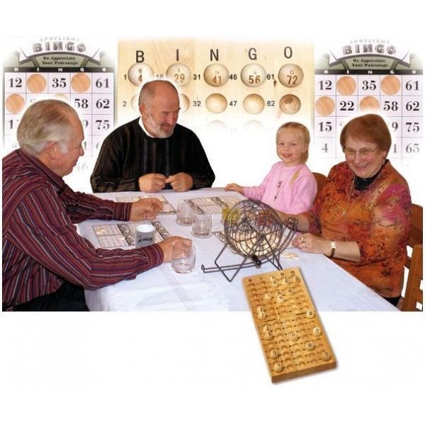 Jeu de Bingo - Marque - Ensemble complet - Mélangeur en métal - Pièces ...