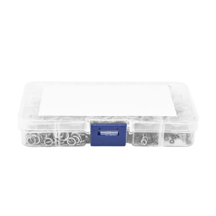 PAR - kit de rondelle plate 480 Pièces 304 Rondelle Plate en Acier Inoxydable, Rondelles de ...