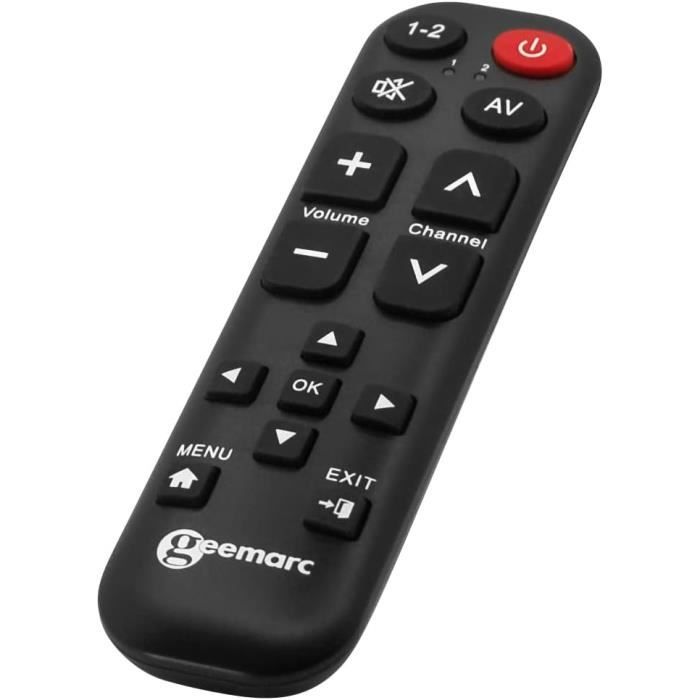Tv15 - Télécommande Universelle Facile D‘Utilisation Avec 14 Gros ...