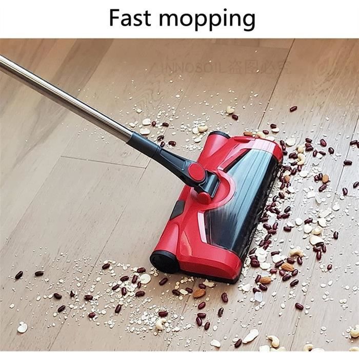 Balayeuse de sol sans fil TRAHOO - modèle H1034 - noir - légère et ...