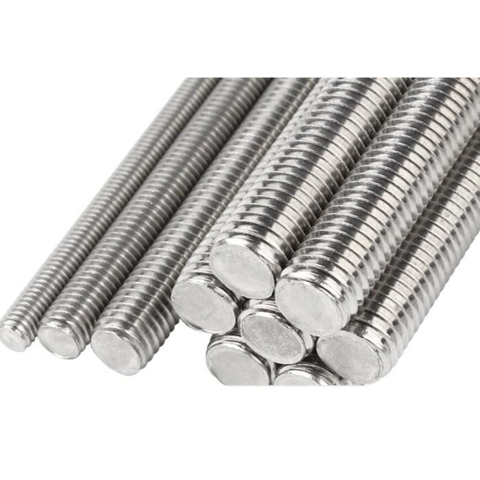 Tige Filetée M3 Bar Tige Entièrement Filetée Acier Inoxydable Goujons Fixation M3×45Mm, 10 Pcs ...
