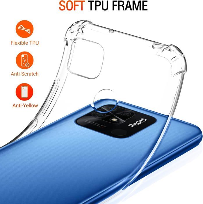 Coque Pour Xiaomi Redmi 10A 9C 9C Nfc Ultra Transparent tui De ...