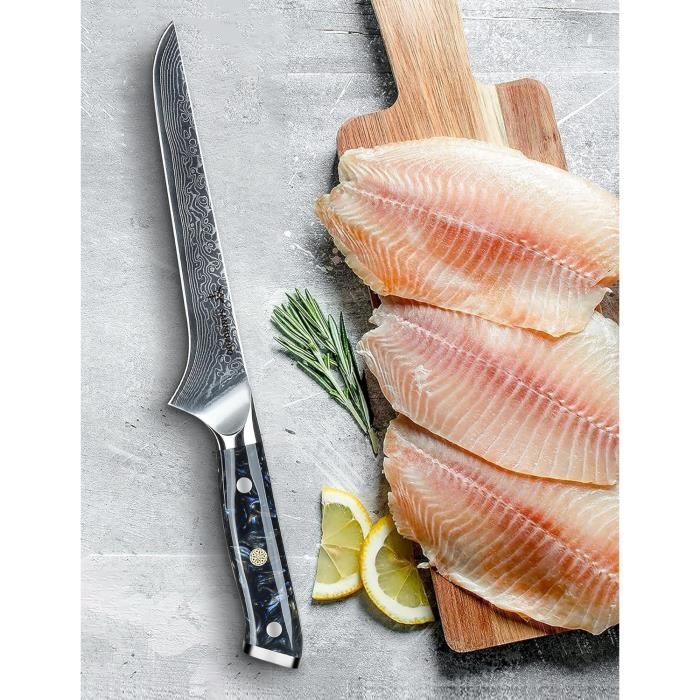 Couteau à Filet de poisson 18 cm, Couteaux de Cuisinede Chef Japonais ...