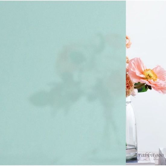 Rabbitgoo Film Fenetre Electrostatique Occulant 44.5x200cm Anti UV Film Adhesif Vitre ...