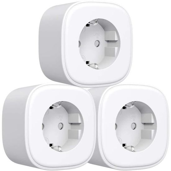 Prise Connectée (Type F), Prise Intelligente Compatible avec Alexa et ...