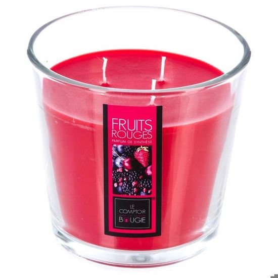 Bougie parfumée fruits rouges 500g - Atmosphera createur d'interieur ...
