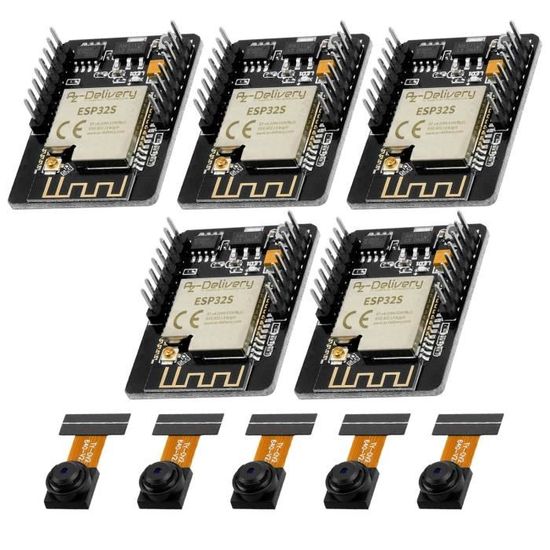 AZ-Delivery 5x SetModule ESP32-Cam (module ESP32 Wifi/Bluetooth ...