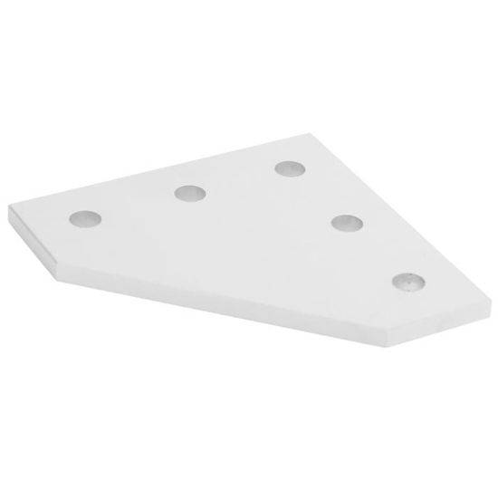 Cikonielf Plaque de raccordement extérieure 5 trous en aluminium ...