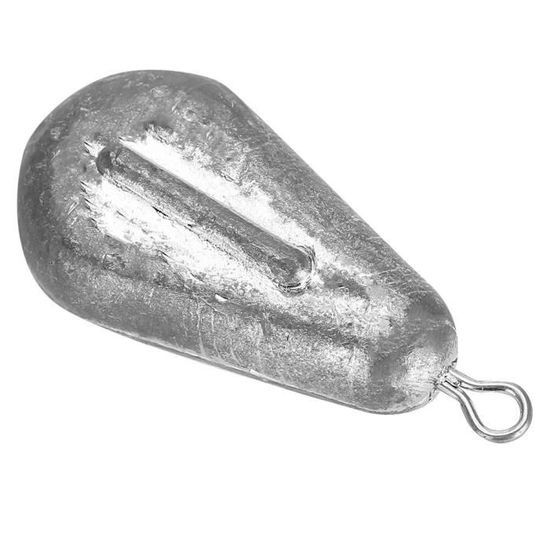 Plomb en métal Poids en forme de goutte d'eau, plombs de pêche ...