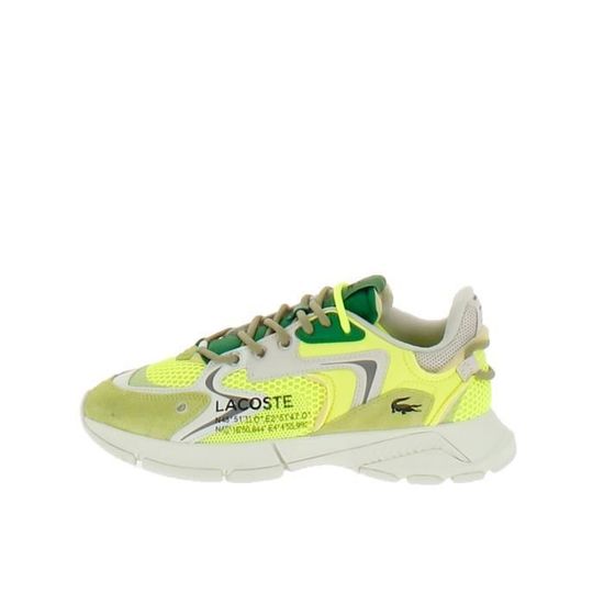 Basket Lacoste L003 NEO 123 Jaune - Cdiscount Chaussures