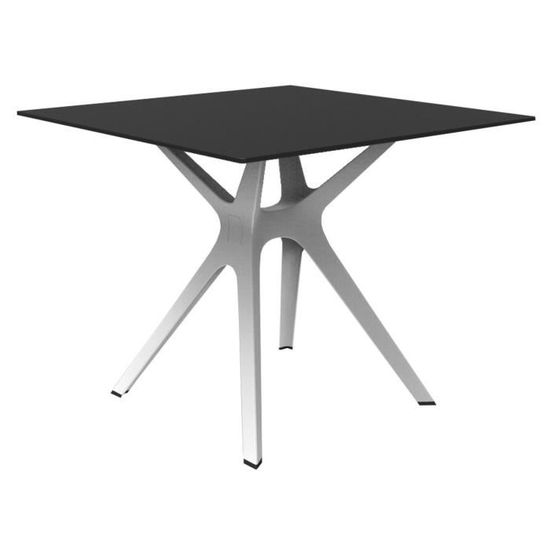 Table Phénolique Noire 900x900 Pied De Table Vela "s" - Resol - Blanc ...