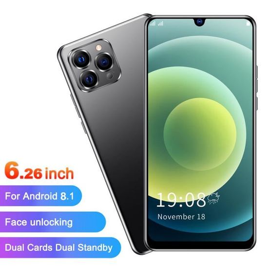 Téléphone intelligent LANDVO IP12 PRO+ Smartphone Double Carte Double ...