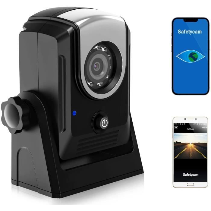 Caméra de Tableau de Bord avec WiFi, WiFi Backup Dash Cam Fonctionne ...