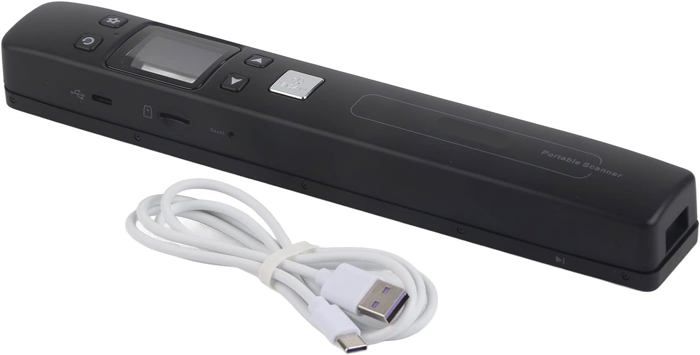 SCANNER-BLACK Scanner Portable, Fonction WiFi Double Mode du Scanner ...