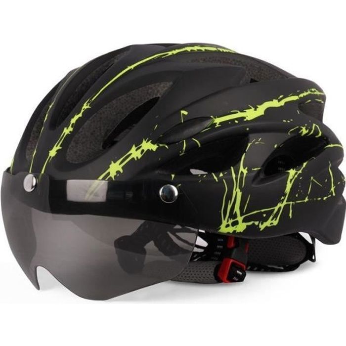 Casque de vélo Adulte Anti-chute Respirant avec visière Léger Réglable ...