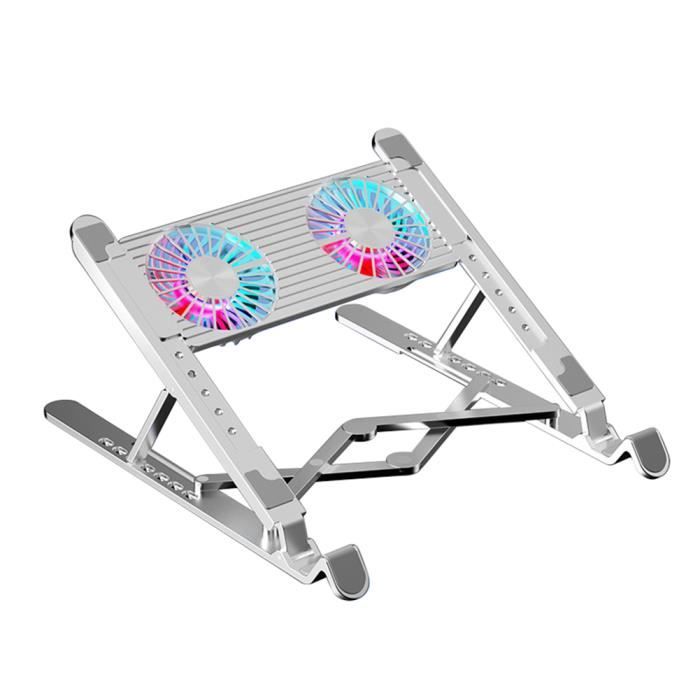 Fans Silver Metal 2 - Refroidisseur d'ordinateur portable, ventilateur ...