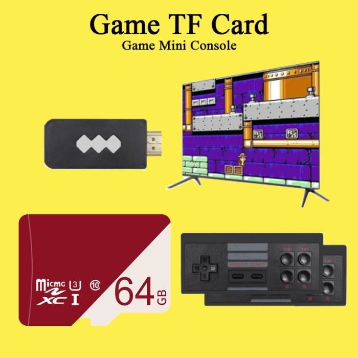 Mini console 64g - Carte mémoire TF pour jeux Gameboy, RG351P, pawky ...