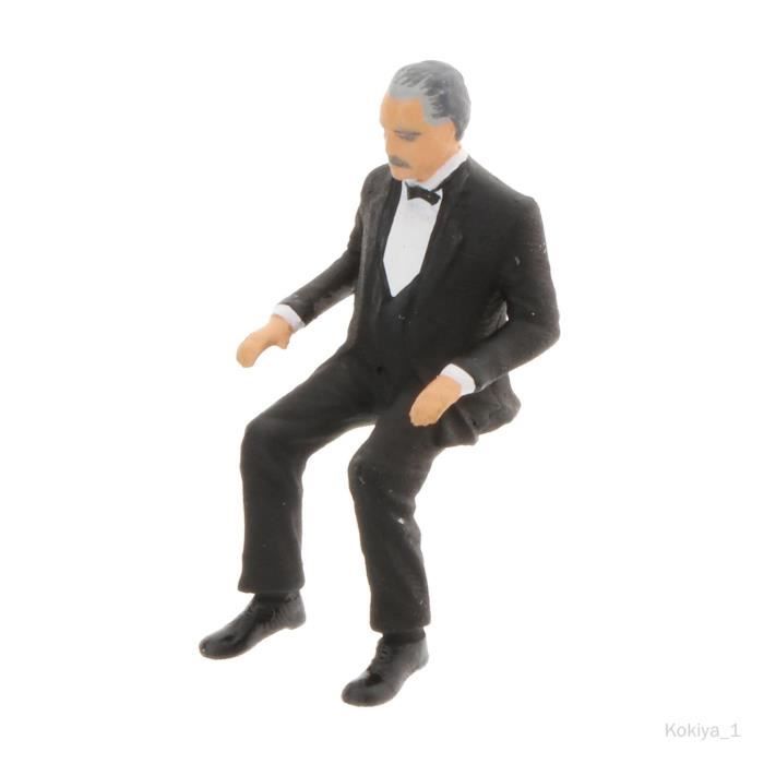 1/64 Personnes Figure Modèle Sculpture Mini Mise En Page Scène Décor ...