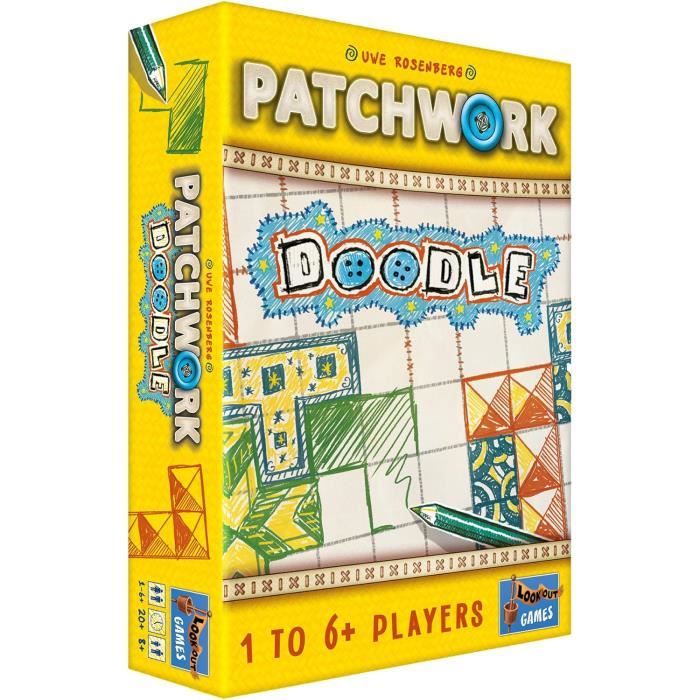 Jeu de société - Lookout Games - Patchwork DOODLE - 1 à 6 joueurs - 20 ...