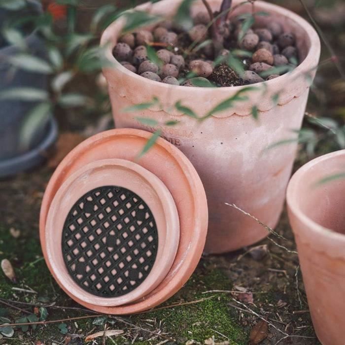 10 Écrans De Trou De Drainage Pour Pot De Plante,Tampon En Maille Pour ...