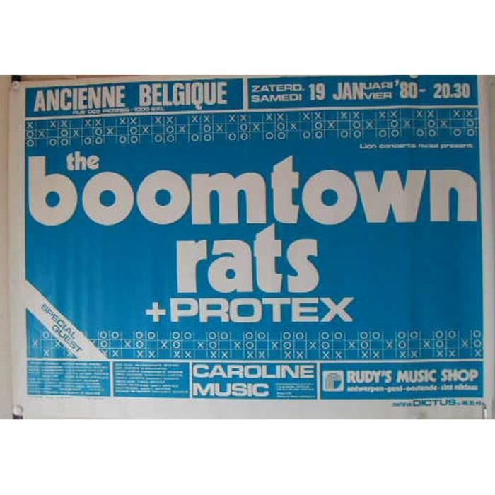 Boomtown rats The - 72x102 cm - AFFICHE - POSTER - Envoi Roulé ...
