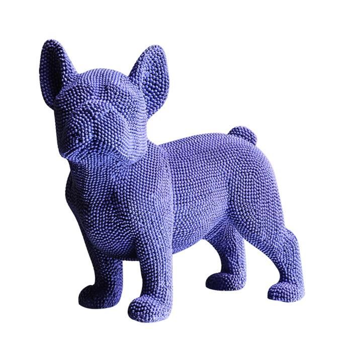 Statue deco,Figurine de chien en résine, Sculpture d'intérieur pour ...
