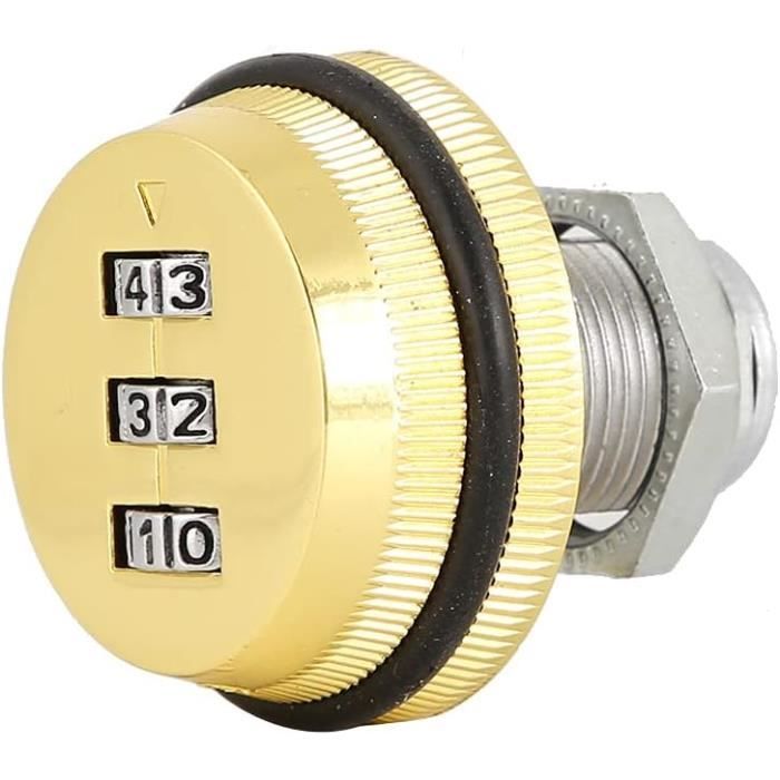 Serrure À Code Mécanique, Serrure Pour Casiers D'Armoire, Serrure À Code Pour Boîte Aux Lettres ...