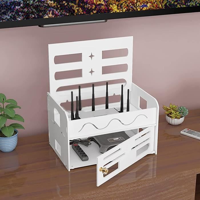 Routeur Wifi Étagère ,Routeur Wifi Organiser,Boîte De Rangement Pour ...