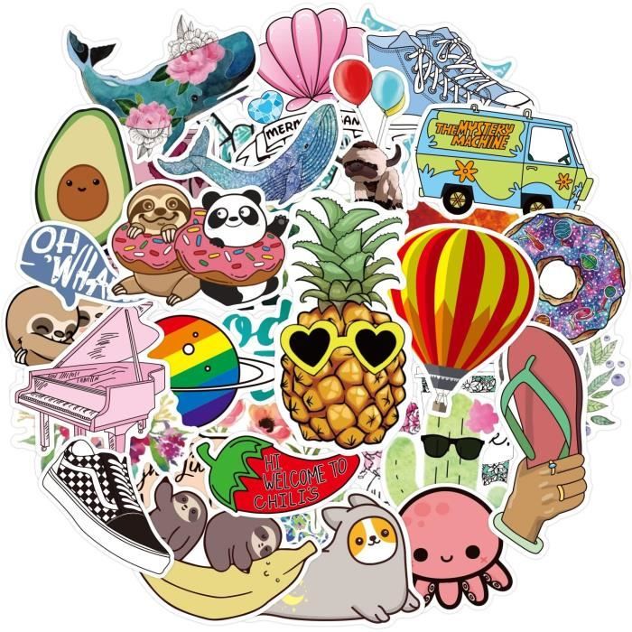 Stickers 100 Aesthetic Vsco Autocollant Pack Hautement Adhésifs Et ...