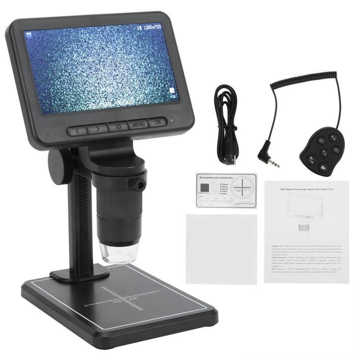 Cikonielf microscope 1080FHD Microscope USB à écran 5 pouces 1080P HD ...