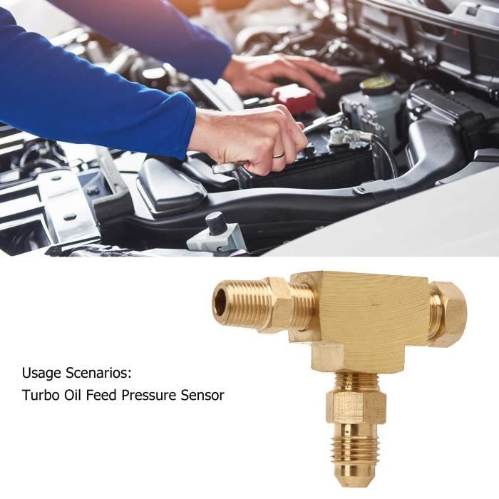 Raccord adaptateur 1/8BSP Raccord adaptateur en T 4AN 1/8in NPT BSP ...