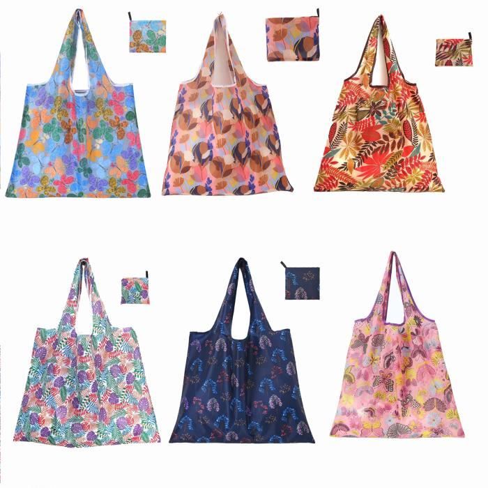 Sac de courses pliable FUROKOY en tissu Oxford - Réutilisable ...