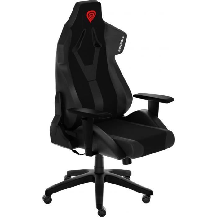 Chaise Gaming - Genesis - Nitro 650 - Noire - Réglable en hauteur - A ...