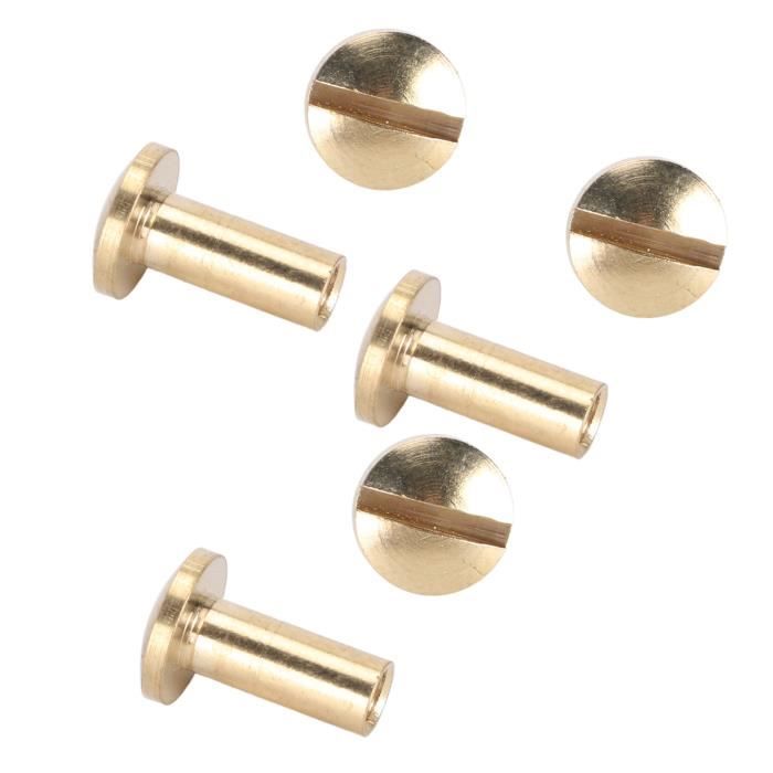 HURRISE rivets décoratifs en laiton Kit de Rivets en laiton, bricolage ...
