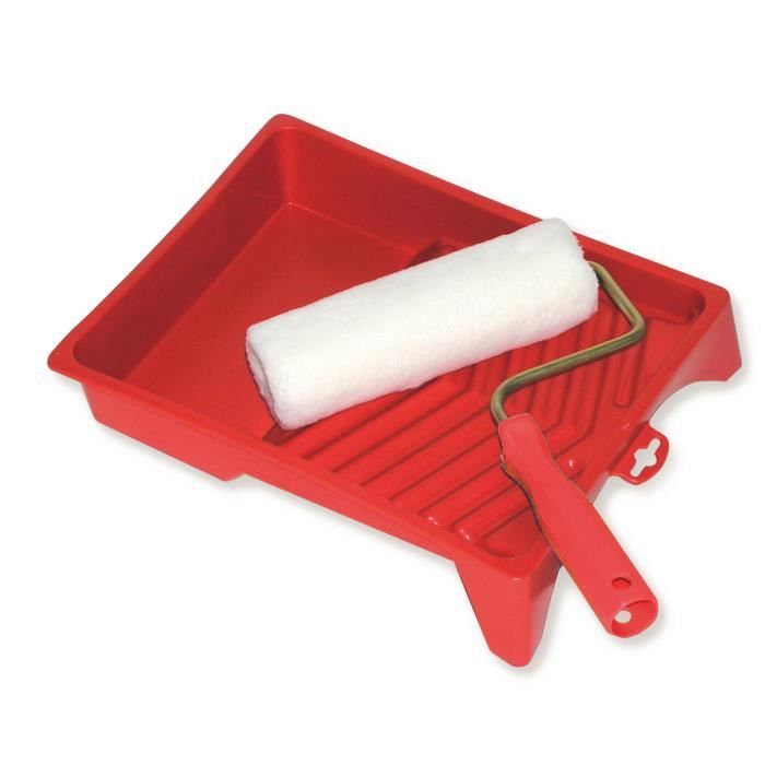 Lot de peintre - MONDELIN - Bac et rouleau - Blanc - Garantie 2 ans ...