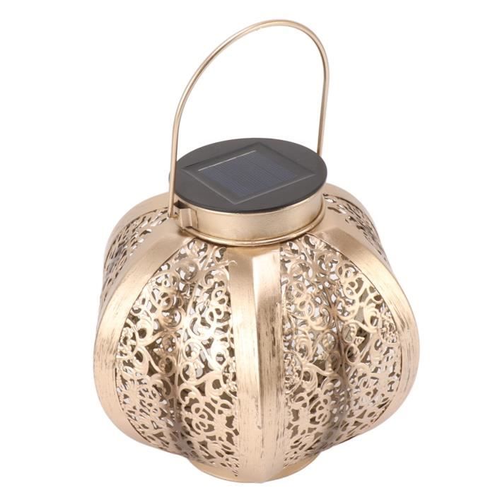 Lanterne solaire suspendue - OMABETA - Jaune - Étanche - Énergie ...