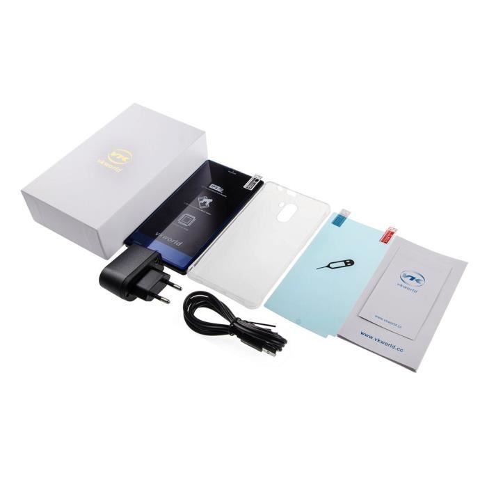 5.5" Vkworld Mix Plus Téléphone portable Android 7.0 3G+32G Quad Core Dual Sim EU Plug Bleu ...