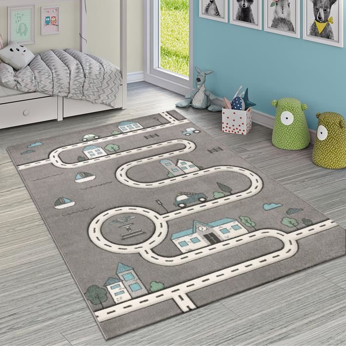 Paco Home Tapis Enfant Chambre Enfant Moderne Tapis Apprentissage Rue ...