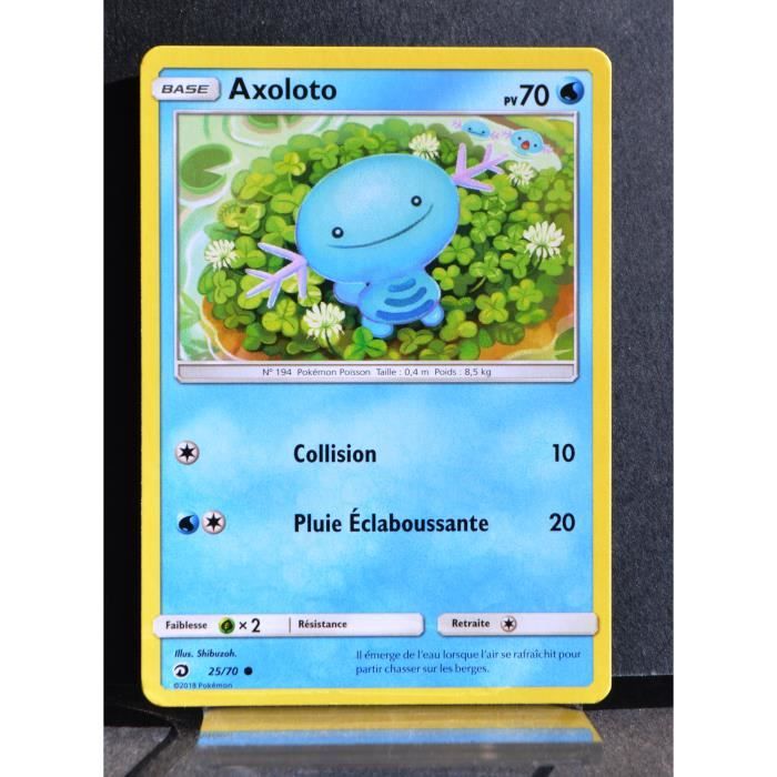 Carte Pokémon 25-70 Axoloto SL7.5 - Majesté des Dragons NEUF FR ...