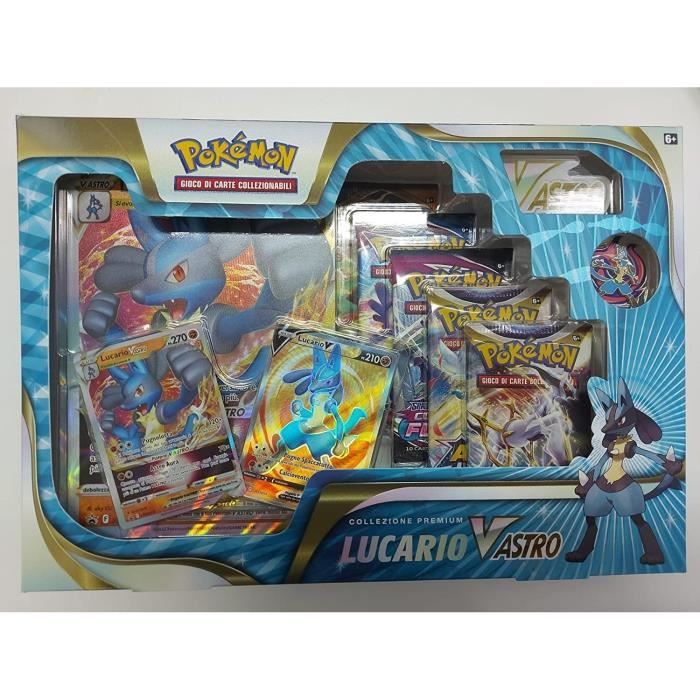 POKEMON COLLEZIONE PREMIUM LUCARIO-V ASTRO - Cdiscount Jeux - Jouets