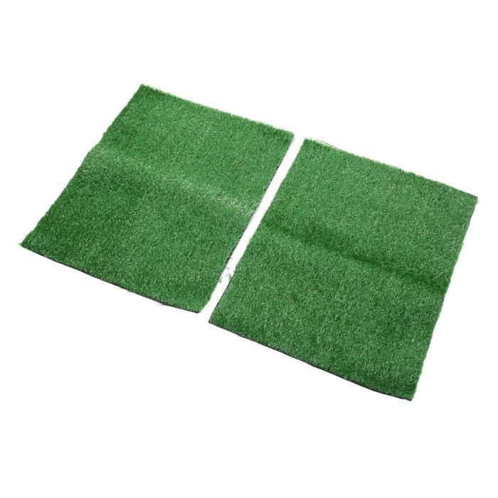 Qqmora Tapis de pipi pour chien en gazon artificiel Chien Pee Pad Herbe Artificielle Respirant ...