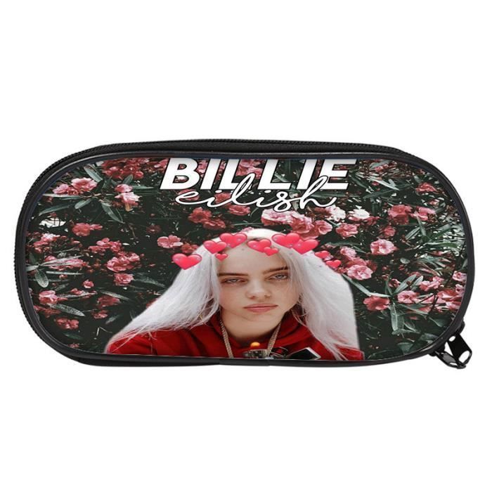 Trousse Scolaire - SHLK - Billie Eilish - Tissu Oxford - Zippée - Mixte ...