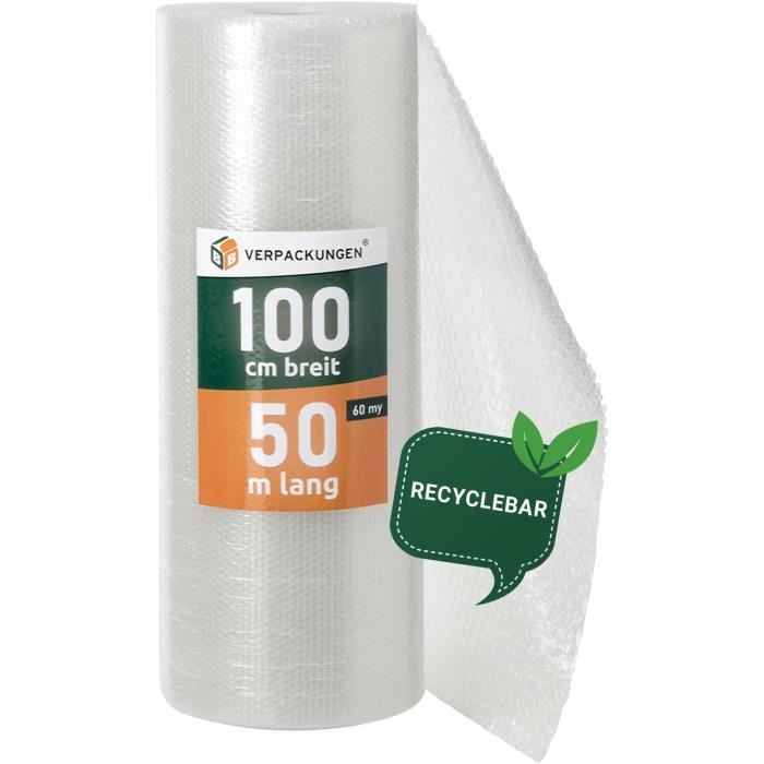 BB-Verpackungen Papier bulle Qualité épaisseur 60 microns 1,0 x 50 m105 ...