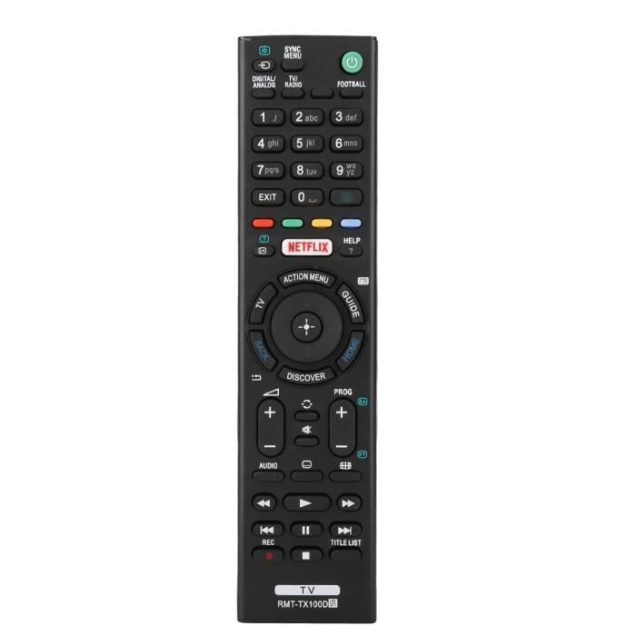 Télécommande universelle, télécommande Smart TV pour Sony RMT-TX100D ...