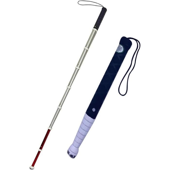 Canne De Marche Pliable À Hauteur Réglable - Canne Aveugle Télescopique ...