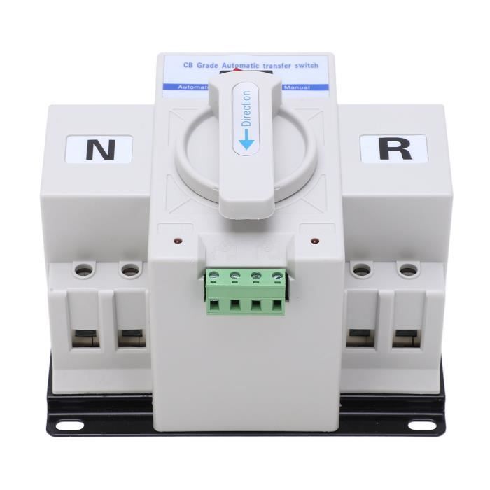 YOSOO Commutateur de transfert automatique à double alimentation Commutateur de transfert ...