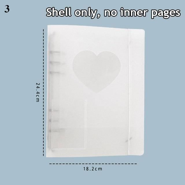 ALBUM PHOTO,3--classeur A5 pour Album Photo, porte cartes autocollant ...
