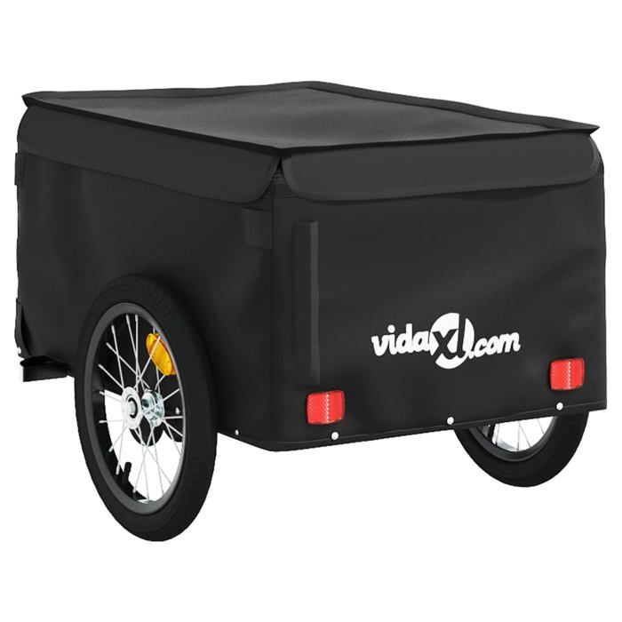 @FRENCH Chariot de vélo - TOP VENTES - charge maximale 30 kg - noir 45 ...